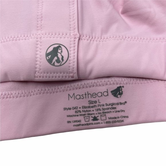 Masthead | Intimates & Sleepwear | Masthead Elizabeth Pink Surgical Bra ...